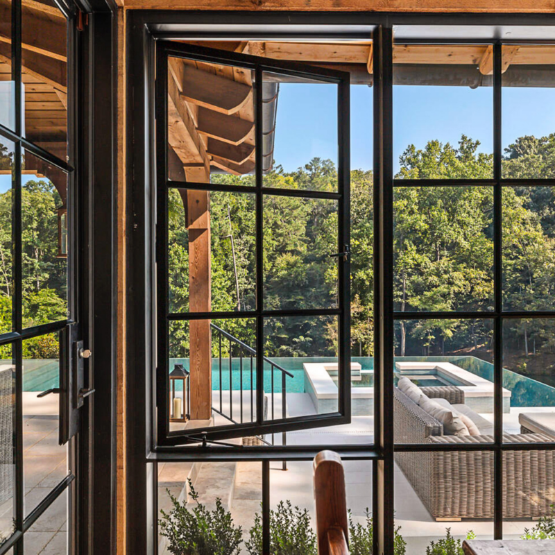 Steel Windows and Doors: Window Within a Window